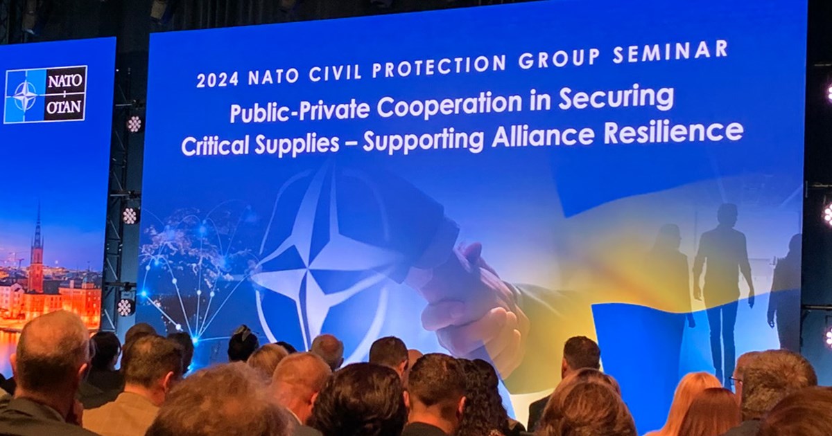 Nato-seminarium om "Public Private Cooperation in Securing Critical Supplies" - Swedish Medtech